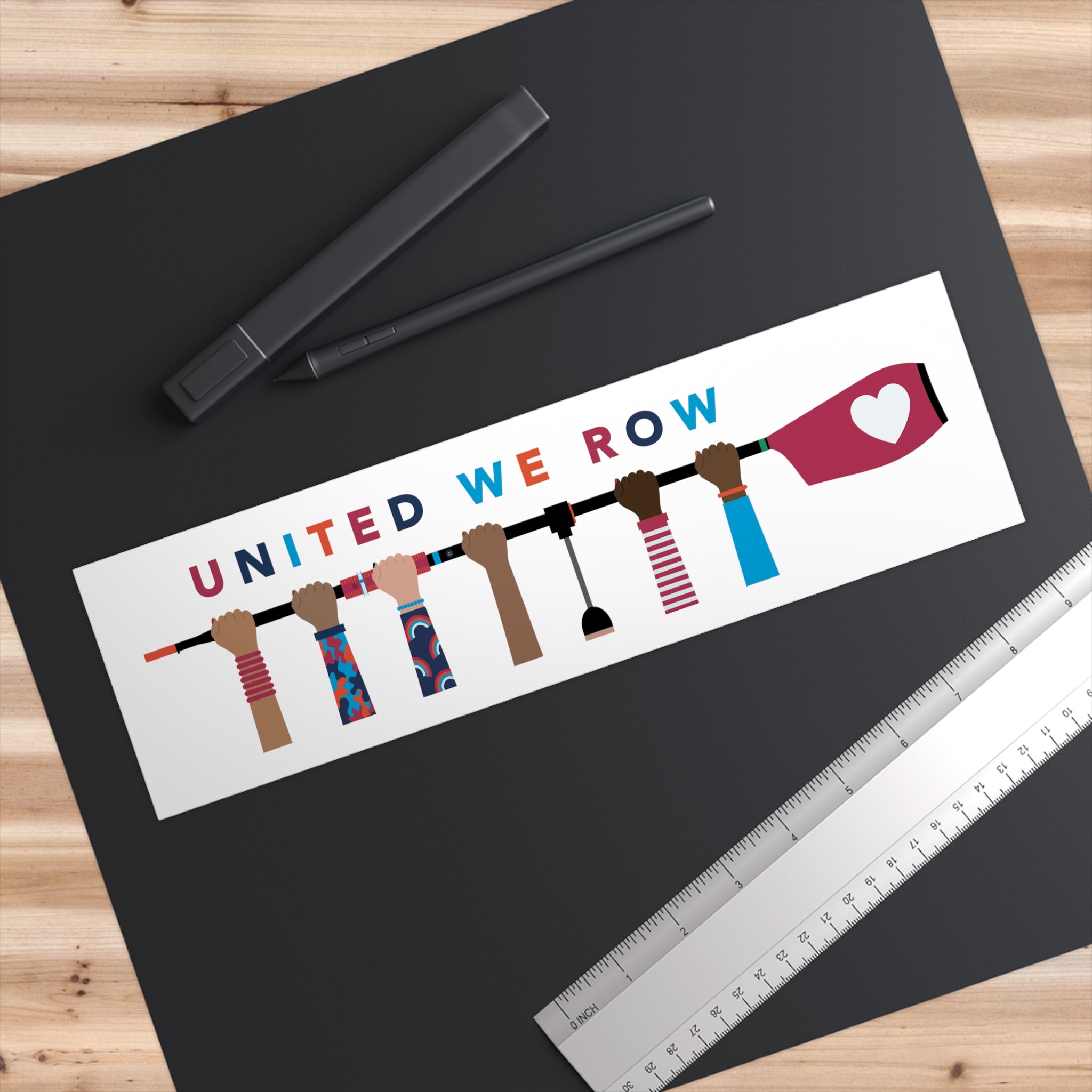 United We Row | Bumper Stickers – USRowing Store