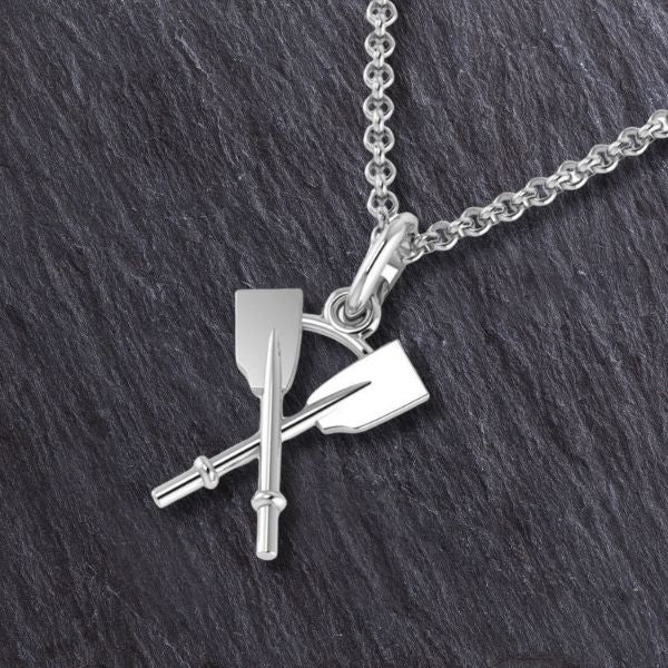Rowing Crossed Oars Pendant – USRowing Store